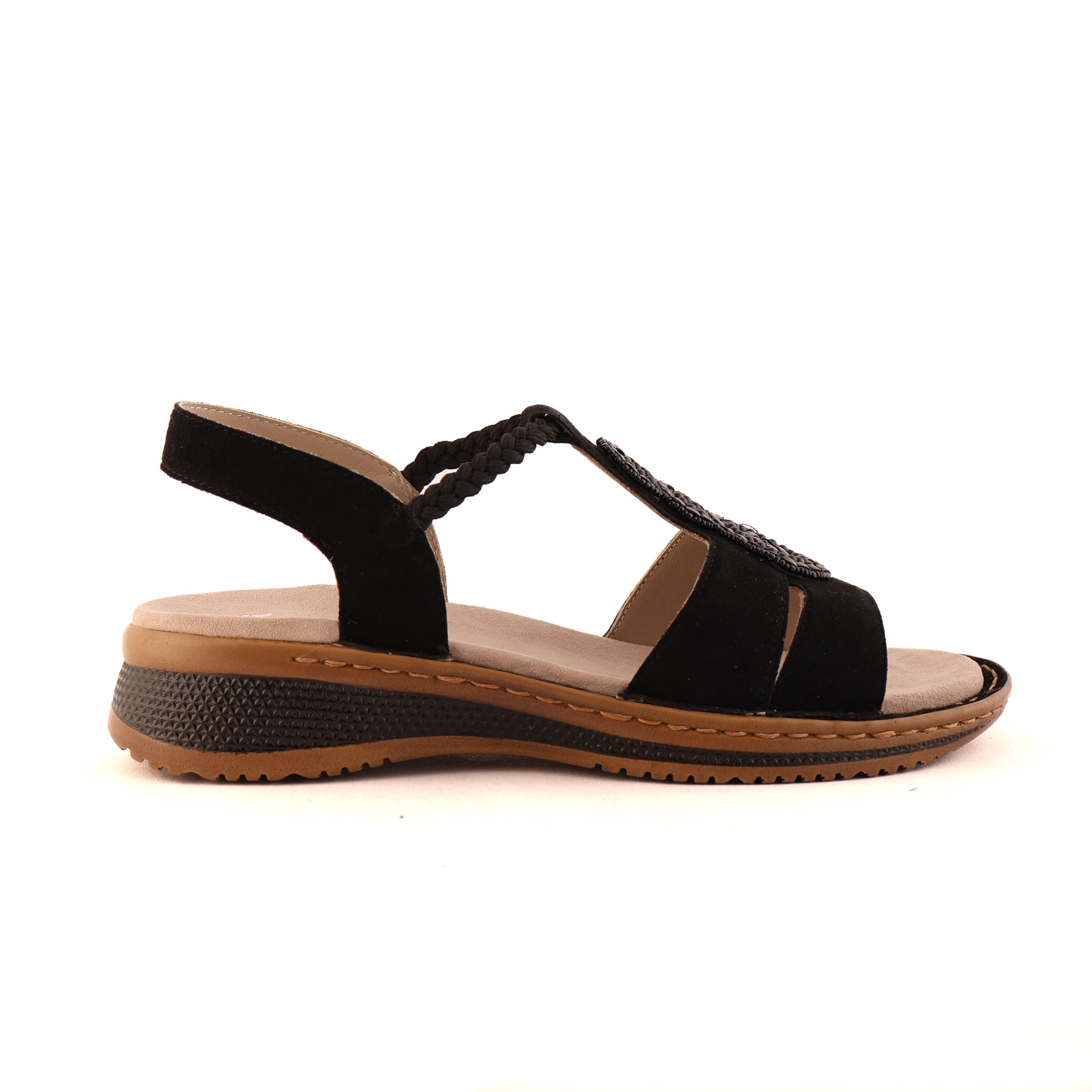 29008 Black Suede – Leisures